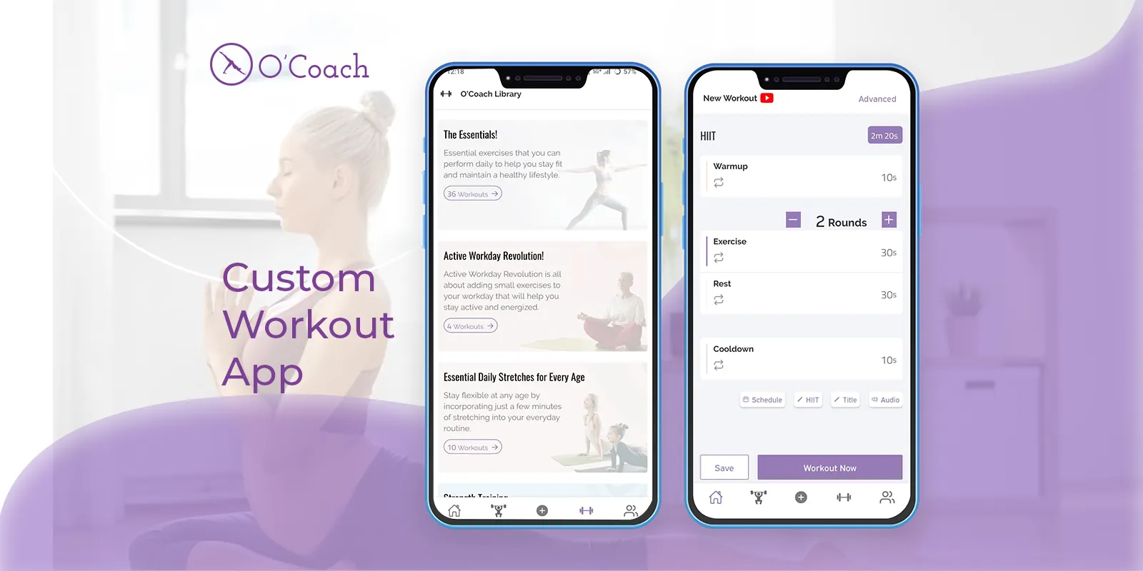 Key Features of O'Coach Custom Workout App - O'Coach Blog - HIIT, Yoga ...